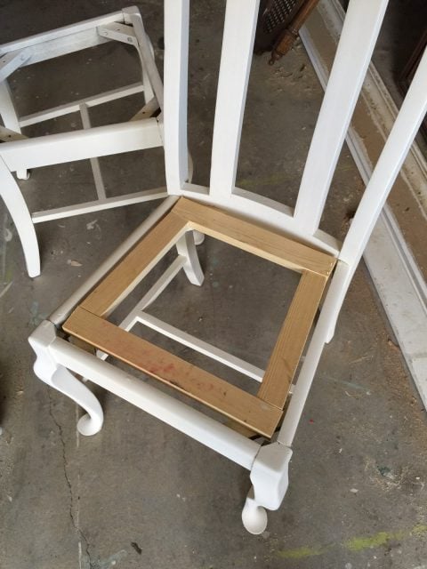 DIY Wood Seat Replacement for Dining Chair - Brooke Nicole Larsen