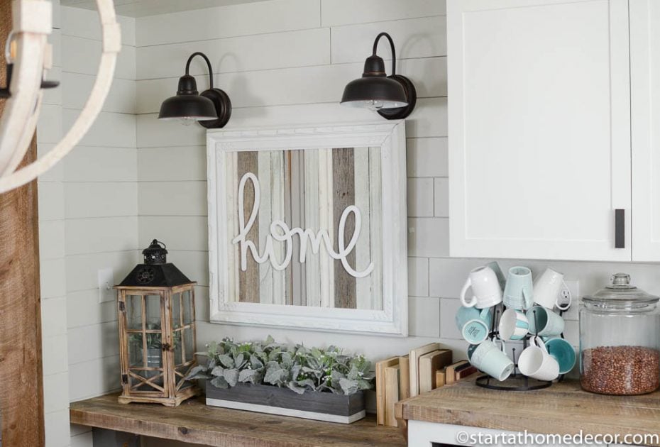 How to Make Custom DIY Farmhouse Rustic Wood Signs - Start at Home Decor