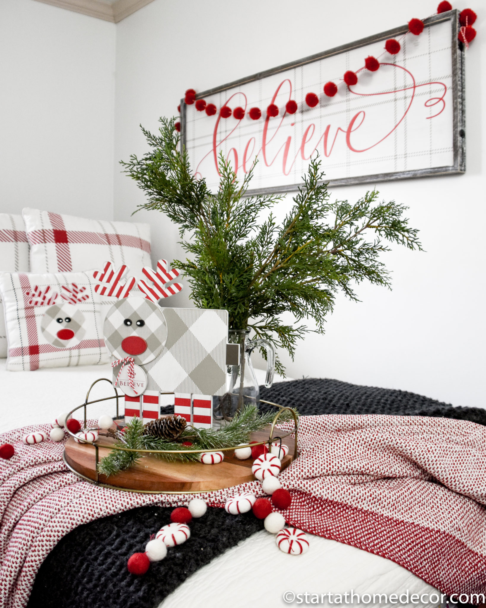 Cozy Christmas Bedding Ideas for a Festive Bedroom - Brooke Nicole Larsen
