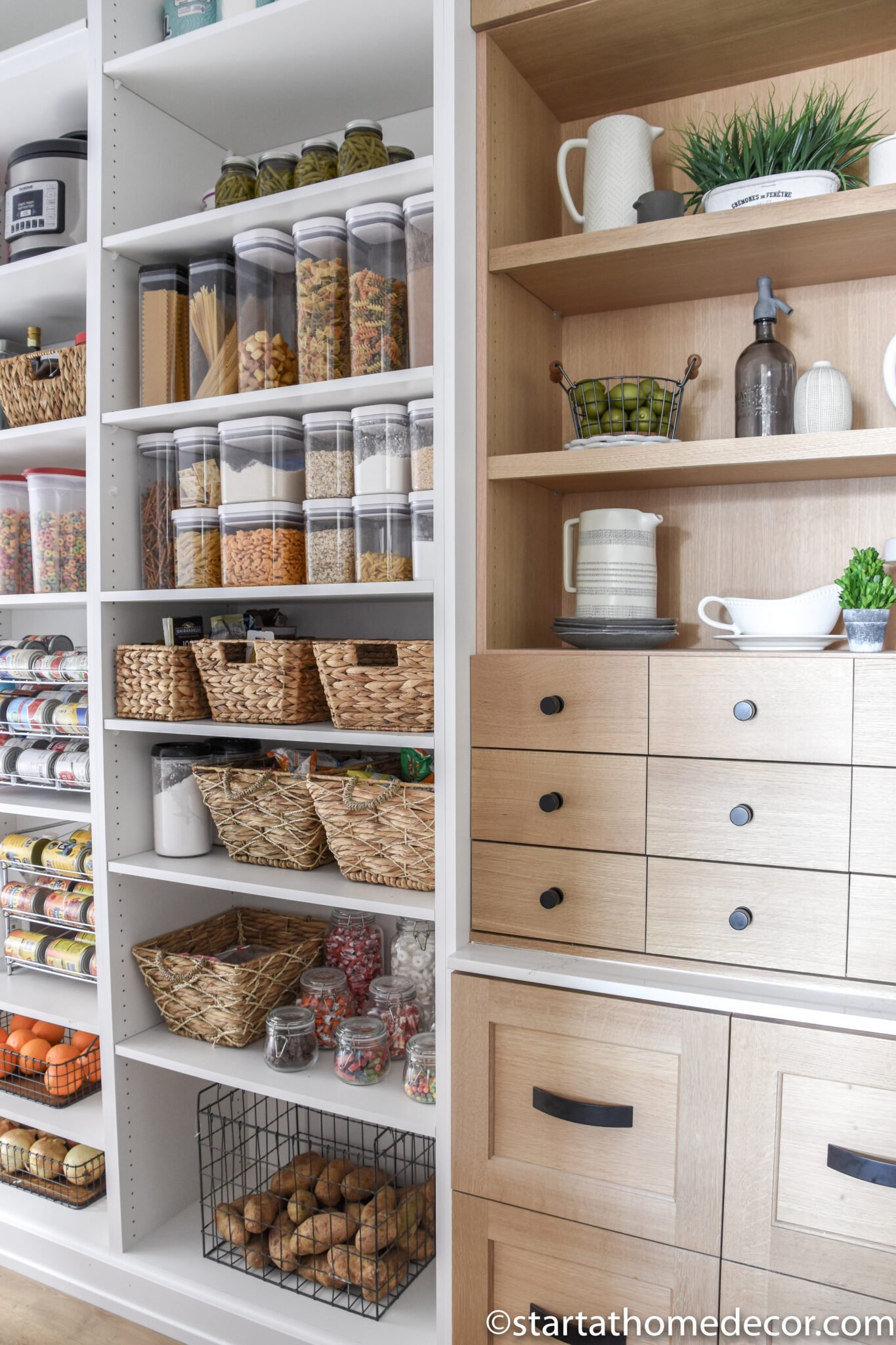 The Best Farmhouse Walk-in Pantry Ideas for a Kitchen - Start at Home Decor