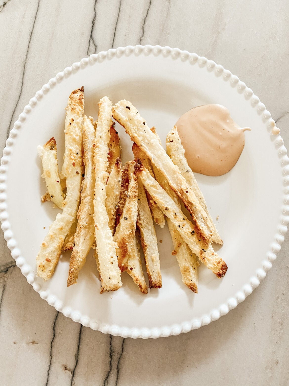 How to Make Crispy Oven-Baked Parmesan French Fries - Brooke Nicole Larsen