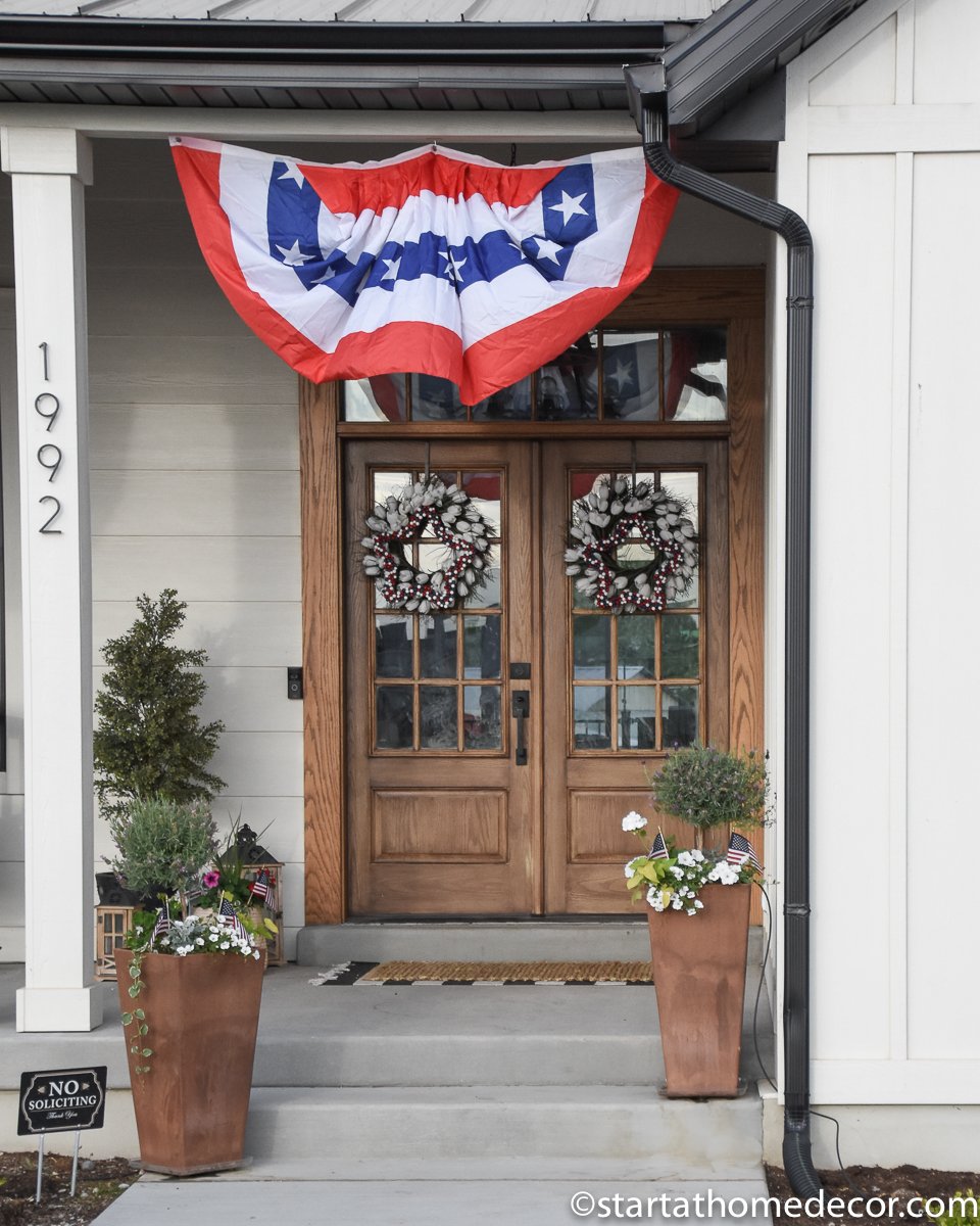 Easy Patriotic Front Porch Decor That's Sure to Impress - Start at Home ...
