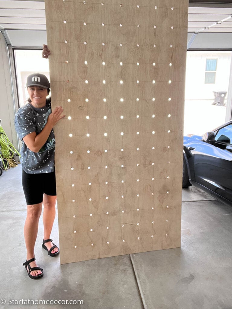 How to Create a Pegboard Wall Display (5 Easy Steps) - Start at Home Decor