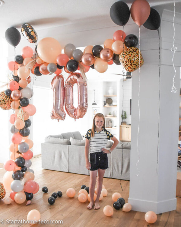 How to Make a Balloon Arch or Garland in 5 Easy Steps - Brooke Nicole ...