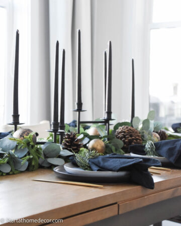 5 Steps to Create Neutral Christmas Decorations for Your Table - Brooke ...