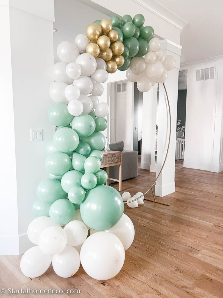 How to Make a Balloon Arch or Garland in 5 Easy Steps - Brooke Nicole ...