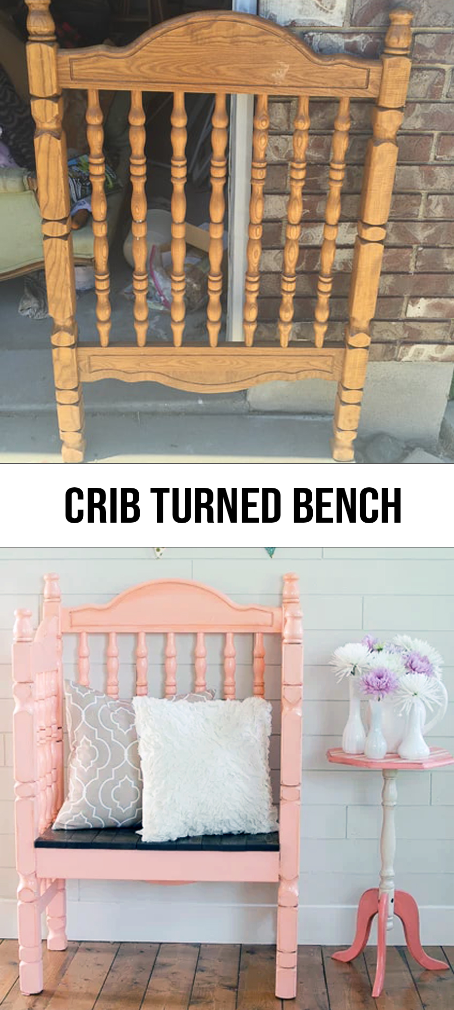 Complete Guide on Turning a Crib to a Bench - Brooke Nicole Larsen