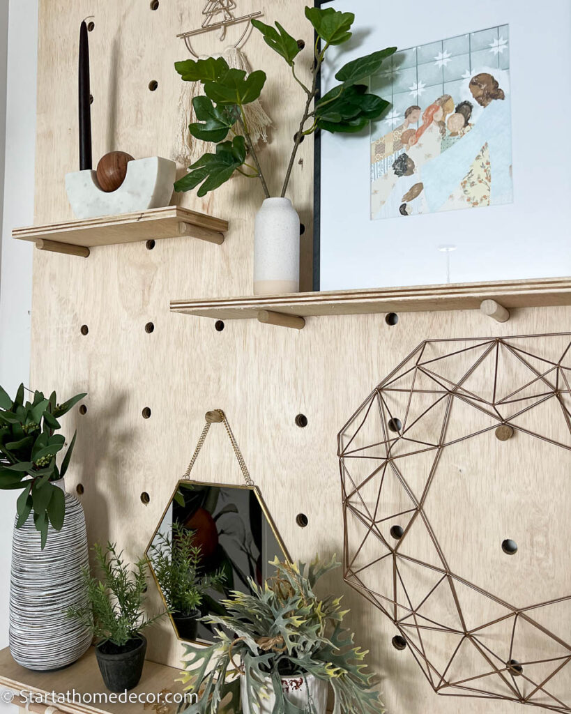 How to Create a Pegboard Wall Display (5 Easy Steps) - Brooke Nicole Larsen