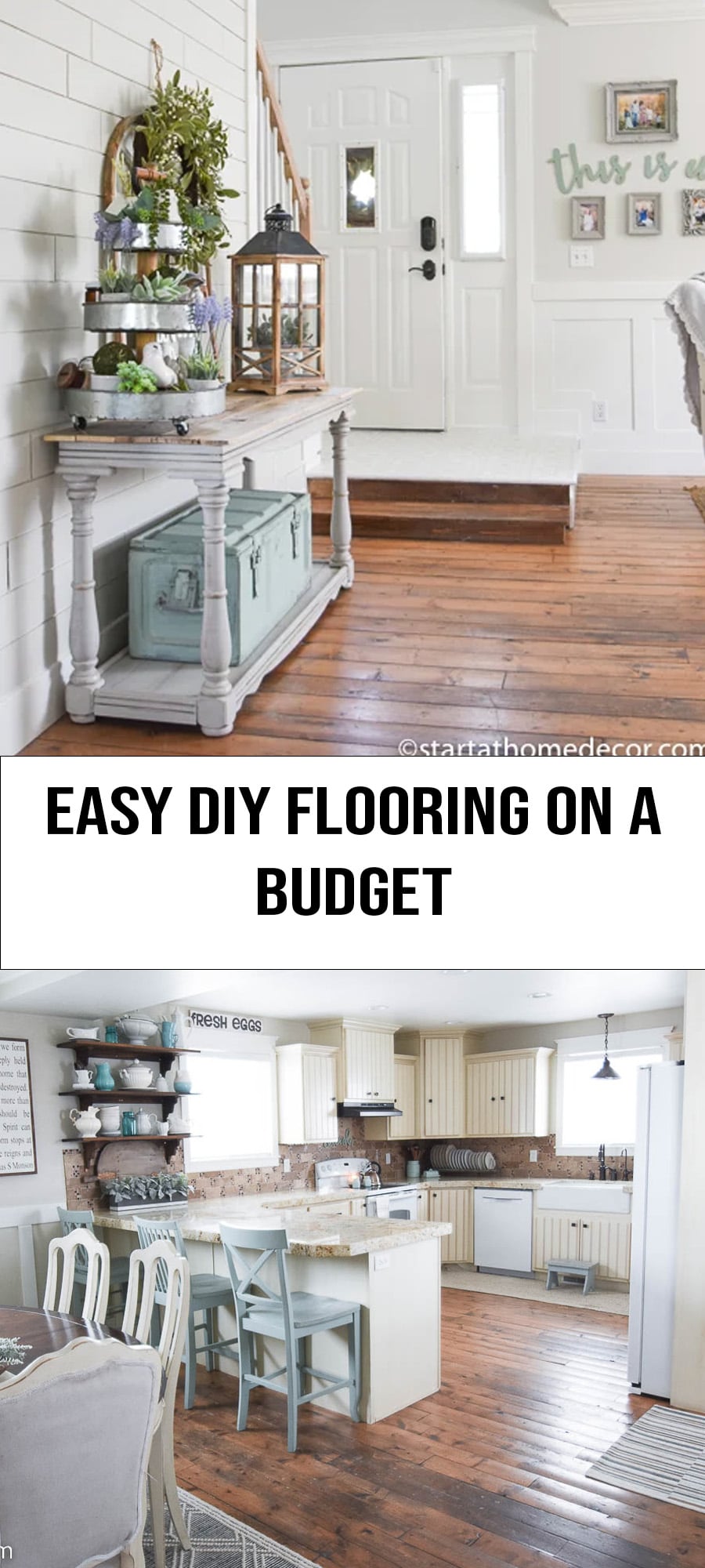 Easy DIY Flooring on a Budget - Brooke Nicole Larsen