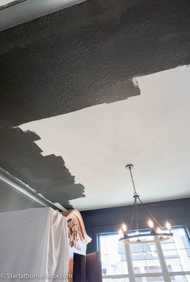 5 Best Tips to Paint a Textured Ceiling - Brooke Nicole Larsen