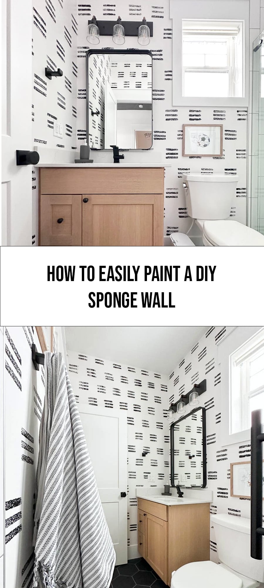 How to Easily Paint a DIY Sponge Wall - Start at Home Decor