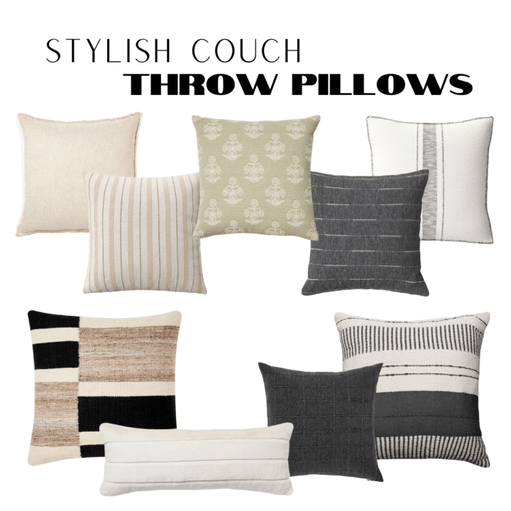 Best Ideas for Stylish Grey Couch Throw Pillows - Brooke Nicole Larsen