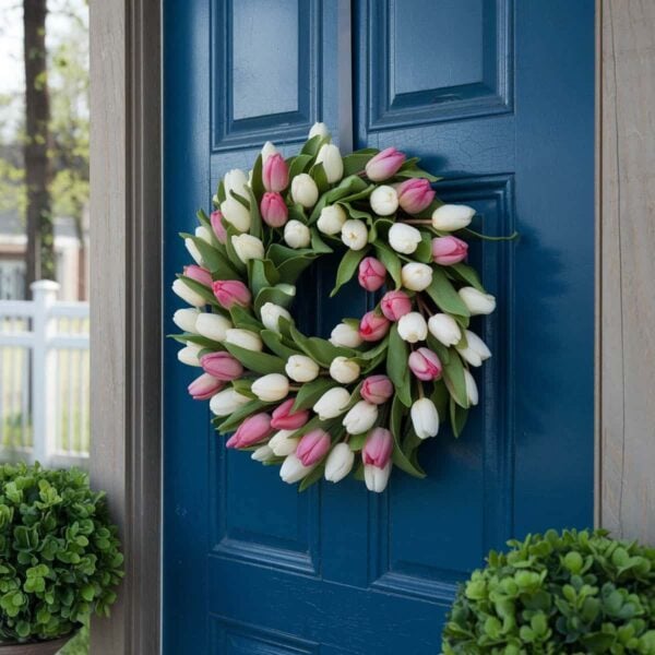 25+ Beautiful Spring Wreath Ideas for a Welcoming Front Door - Brooke ...