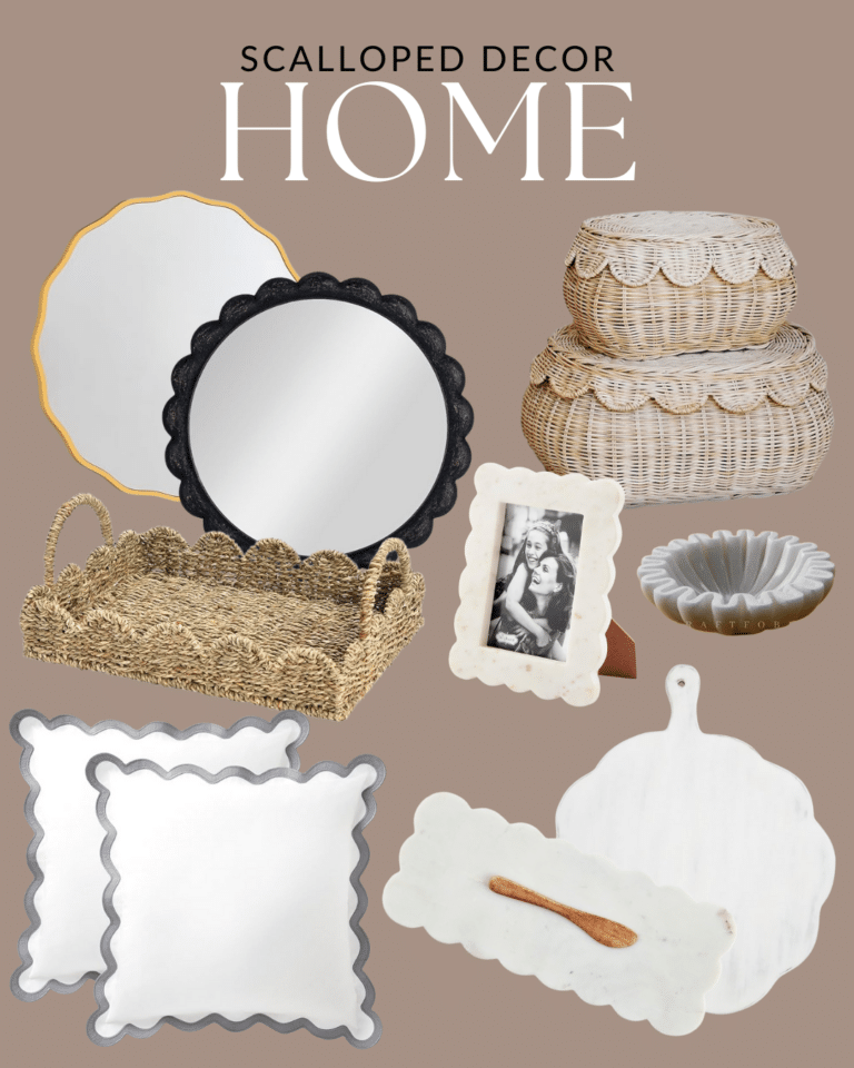 How to Add Scalloped Decor Finds to Your Home - Brooke Nicole Larsen