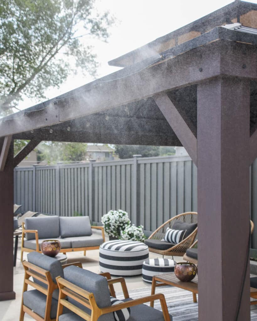 Outdoor DIY Mister for Instant Coolness on Your Patio - Brooke Nicole ...