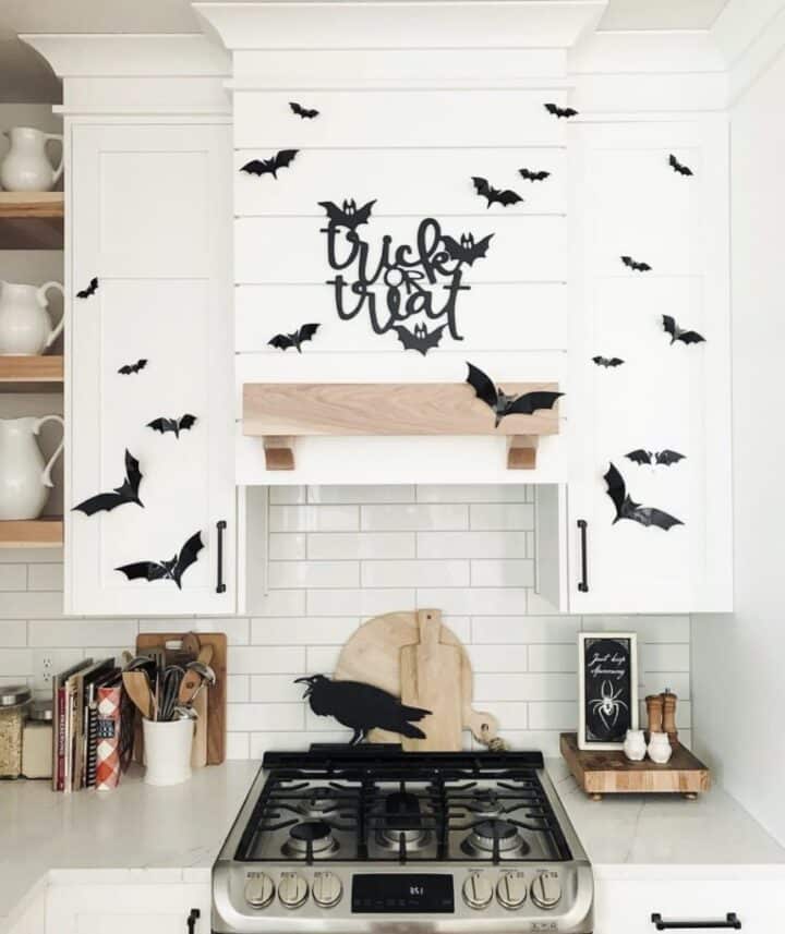 10 Stunning Halloween Bat Wall Decorations on Display - Brooke Nicole ...