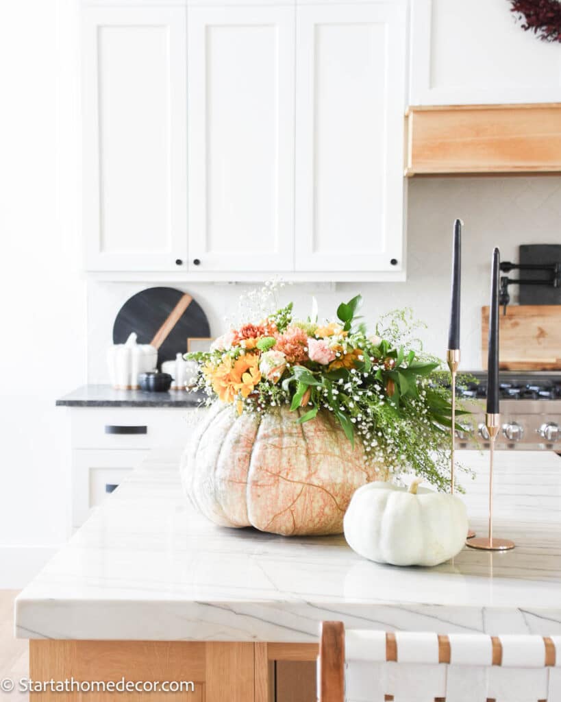 The Secret to Create a Picture Perfect Pumpkin Floral Arrangement ...