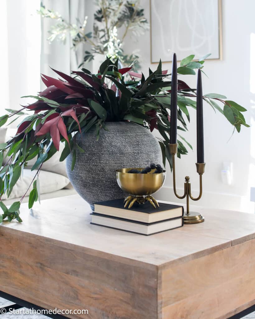 10 Spooky Halloween Coffee Table Decor Ideas to Try - Brooke Nicole Larsen