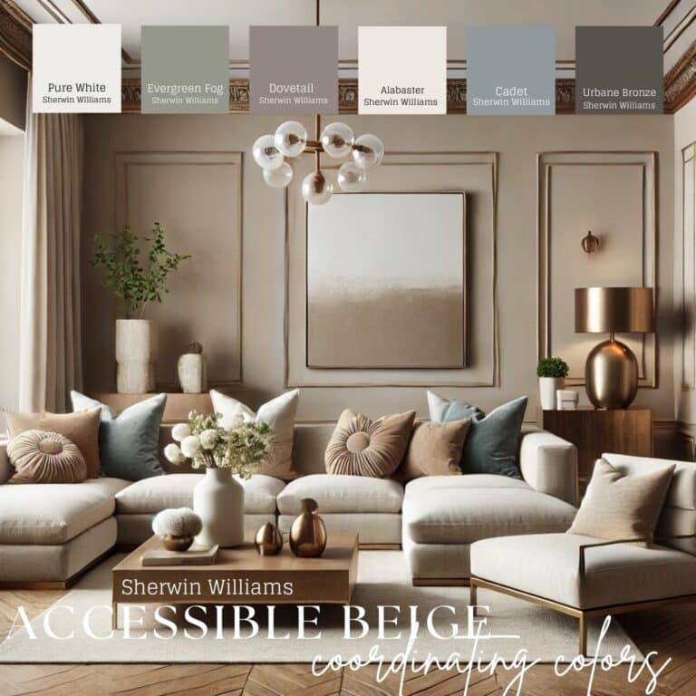 Coordinating Colors for Sherwin-Williams Accessible Beige: A Perfect ...