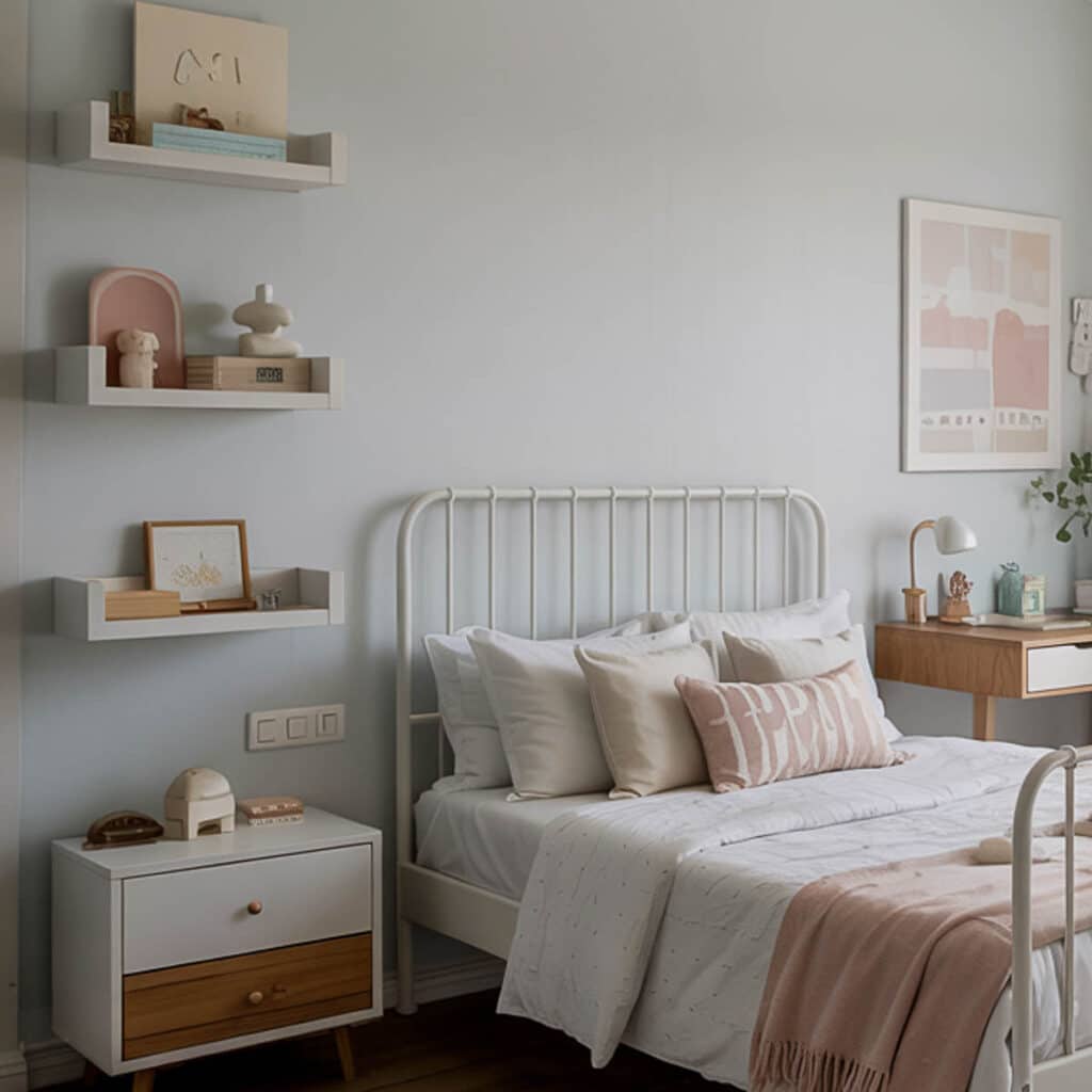 Dreamy Stylish Bedroom Shelf Décor Ideas - Brooke Nicole Larsen