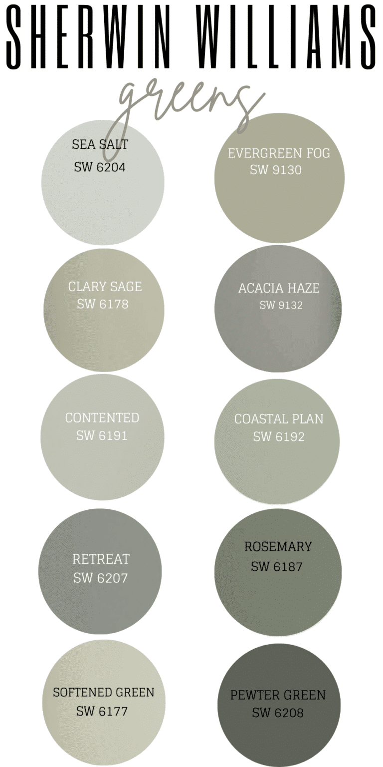 Top 50 Sherwin-Williams Paint Colors Loved by All - Brooke Nicole Larsen