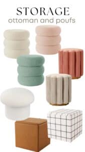 10 Creative Pouf Ideas to Style in Your Home - Start at Home Decor